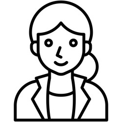 Science teacher icon high school related Vector Image