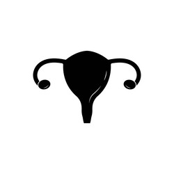 Woman reproduction logo template Royalty Free Vector Image