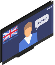 Learning languages concept Royalty Free Vector Image