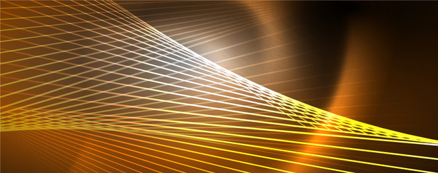 Color light with lines outer space background Vector Image