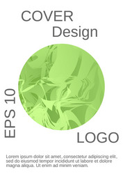 Creative fluid background from current forms Vector Image