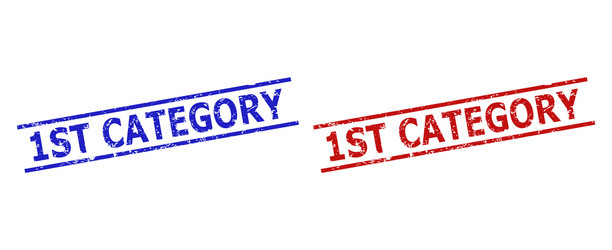 1st category watermark stamp Royalty Free Vector Image