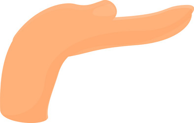 All fingers hand gesture icon cartoon style Vector Image