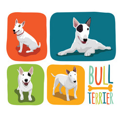 Bull Terrier Vector Images (over 2,900)