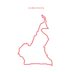 Cameroon Map Outline