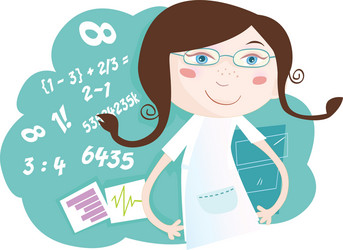 Math Girl Vector Images (over 3,300)