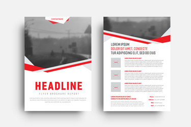 Red White Flyer Template Vector Images (over 45,000)