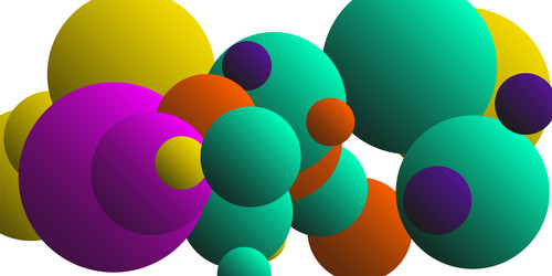 Ball shape gradients Royalty Free Vector Image