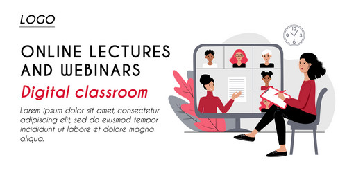 Computer Science Educational Banner Horizontal Vector Images (over 160)