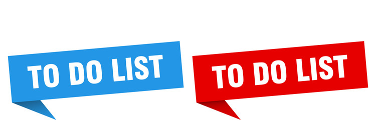 To do list sticker to do list label Royalty Free Vector