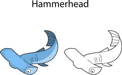 Hammerhead Outline Vector Images (over 170)