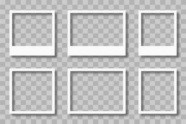 Photo collage template Royalty Free Vector Image