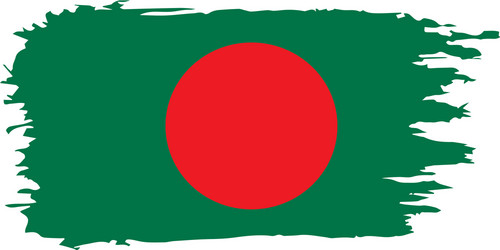 Flag of bangladesh the national symbol Royalty Free Vector