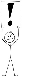 Stickman Warning Vector Images (over 140)
