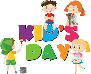 Kids Playing Sign Vector Images (over 36,000)