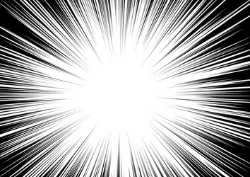 Black-white contrast background rays arranged Vector Image