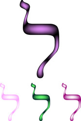 Hebrew Letter Lamed Vector Images (13)