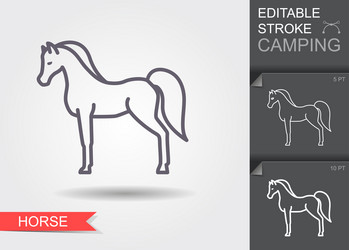 Horse Outline Logo Vector Images (over 9,100)