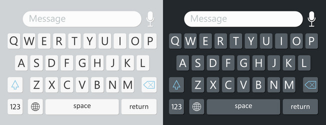 Smartphone keypad numbers with dial on phone Vector Image