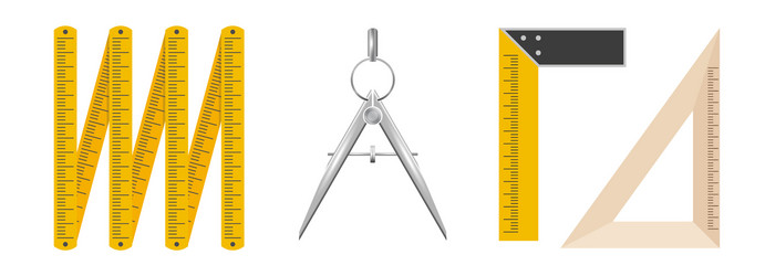 Inch and metric measuring scales centimeters Vector Image