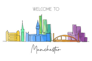 Manchester Skyline Vector Images (over 280)