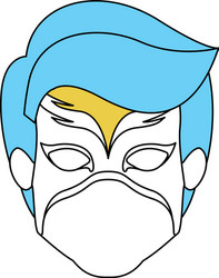 Faceless Superhero Vector Images (over 500)