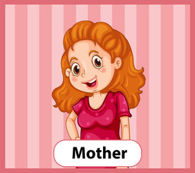 Mother Flashcard Vector Images (38)