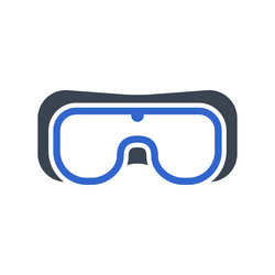 Safety glass icon Royalty Free Vector Image - VectorStock