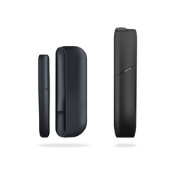 Stop electronic cigarette iqos smoking Royalty Free Vector