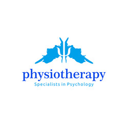 Physiotherapy psychology logo ideas inspiration Vector Image