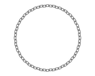 Realistic metal chain texture silver color chains Vector Image
