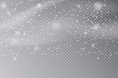 Snow corner background transparent Royalty Free Vector Image