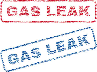 Gas leak rubber stamp Royalty Free Vector Image