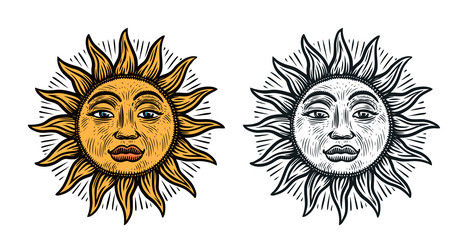 Medieval Sun Vector Images (over 2,400)