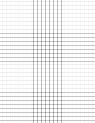 Graph paper printable squared grid paper Vector Image