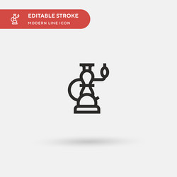 Hookah simple icon symbol Royalty Free Vector Image