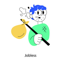 Jobless Royalty Free Vector Image - VectorStock