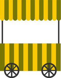 Isolated balloon cart Royalty Free Vector Image