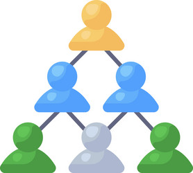 Team structure Royalty Free Vector Image - VectorStock