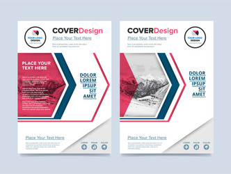 Brochure layout design Royalty Free Vector Image