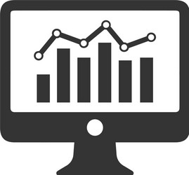 Traffic analysis icon Royalty Free Vector Image
