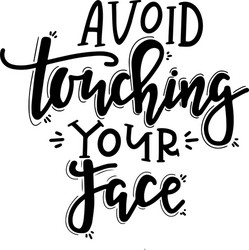 Avoid Touching Face Vector Images (over 280)