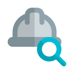 Safety helmet pie chart prepared for mechanics Vector Image
