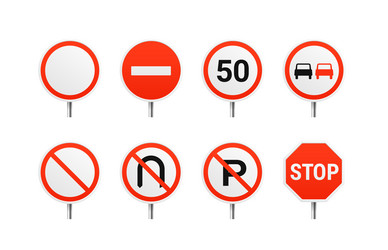 Regulatory Road Signs