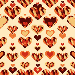Simple seamless pattern with heart symbol eps 10 Vector Image