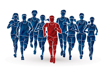 Crowd of people Royalty Free Vector Image - VectorStock
