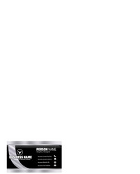 Silver black business card template psd Royalty Free Vector