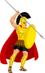 Ares the god of war Royalty Free Vector Image - VectorStock