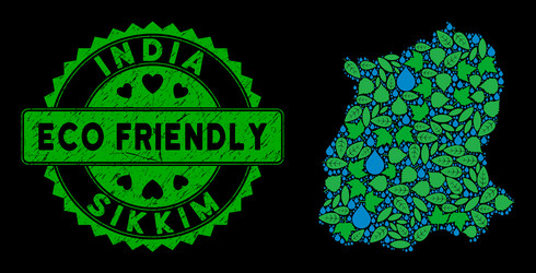 Mosaic Map Sikkim Vector Images (over 150)