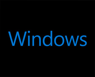 Windows microsoft brand logo symbol blue design Vector Image